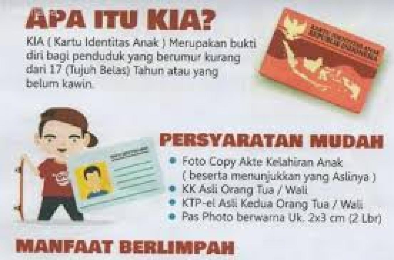 MANFAAT DAN FUNGSI KARTU IDENTITAS ANAK (KIA) - Website Kalurahan ...